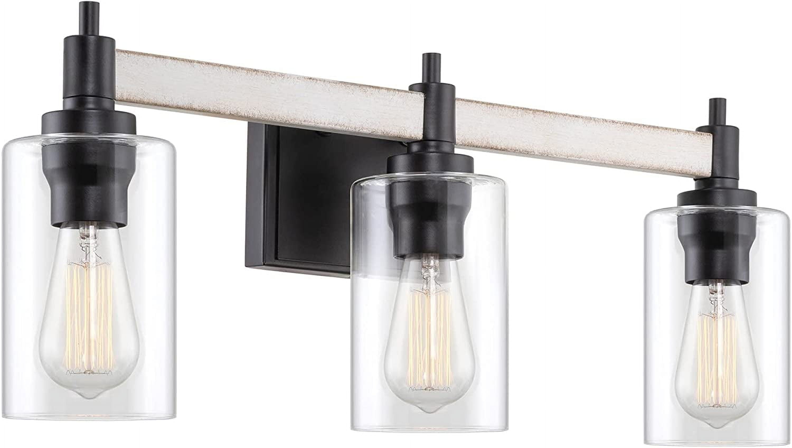 Kira Home Theo 25" 3-Light Modern Farmhouse Vanity/Bathroom Light ...