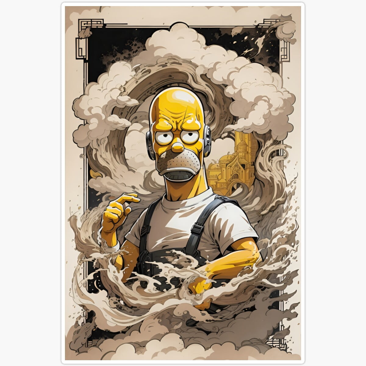 Kira Homer's Smoke Signals Sticker Decorative Laptop, Phone Stickers ...