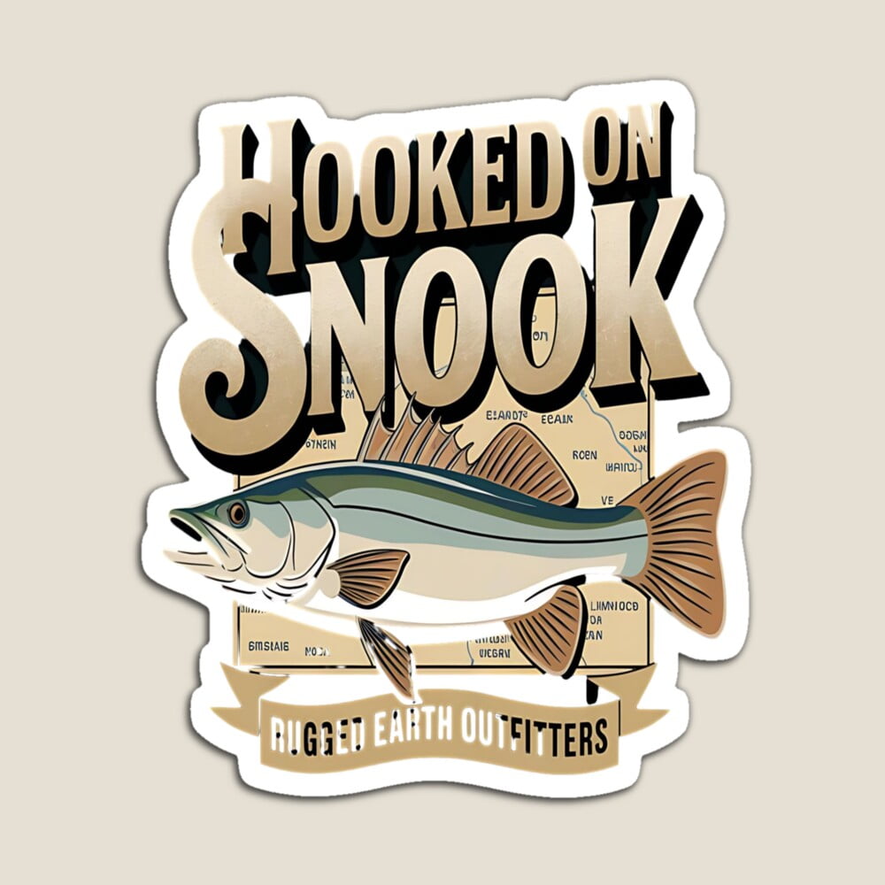 Kira - Hooked On Snook - Snook - Snook Fish - Snook Fishing - Wicked Fish Sticker - 7242 Hot ...
