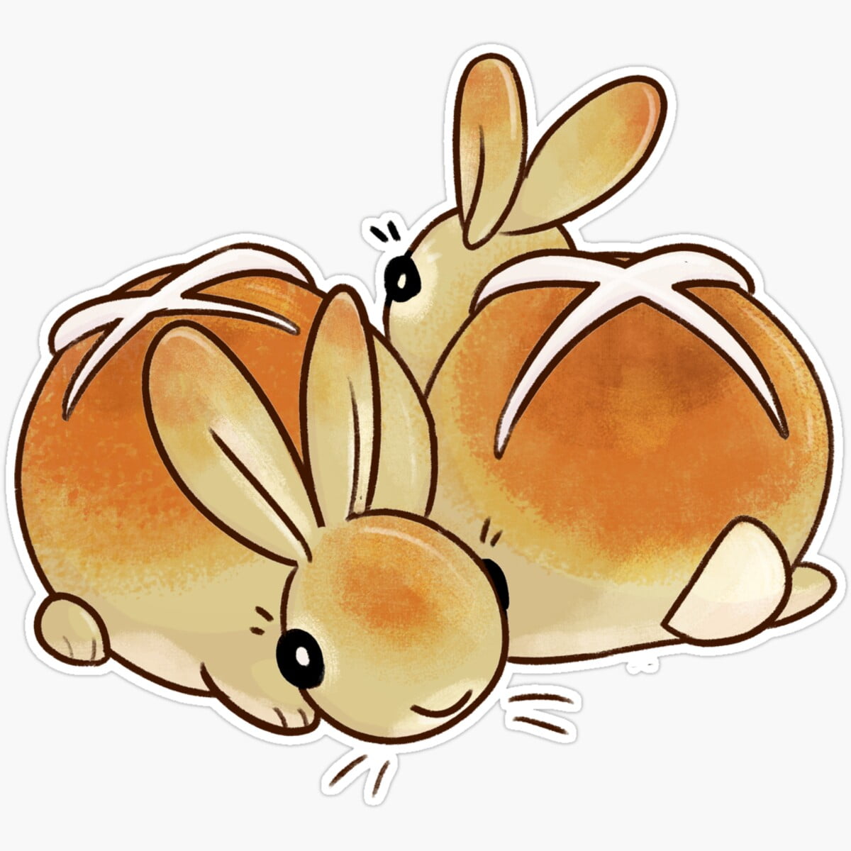Kira Hot Cross Buns Sticker Decorative Laptop, Phone Stickers ...