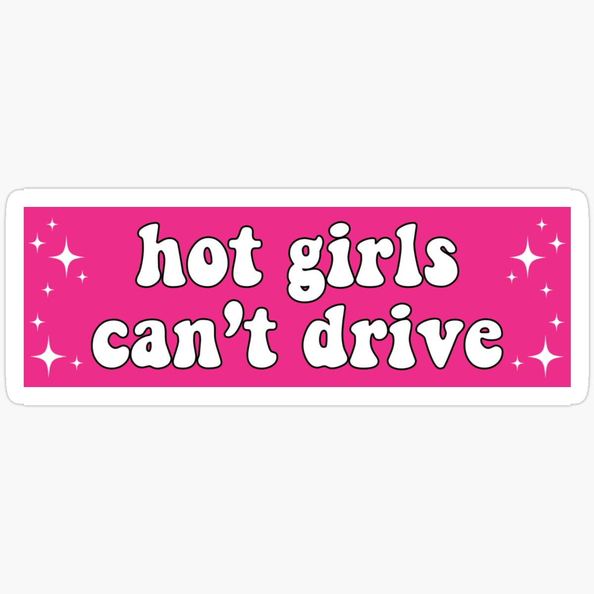 Kira Hot Girls Can't Drive Cute Bumper Sticker Waterproof Sticker for ...