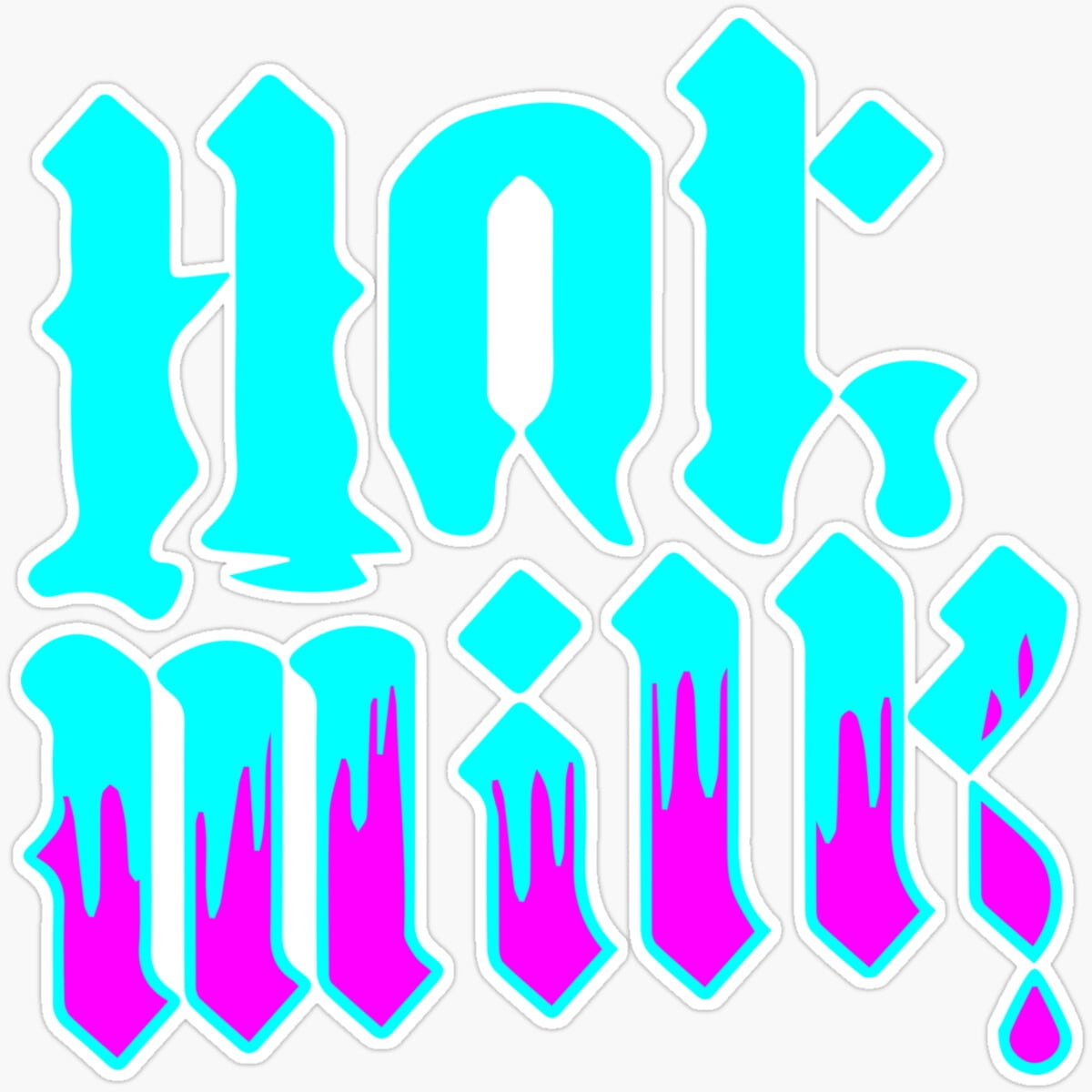 Kira Hot Milk Band Logo Sticker Decorative Laptop, Phone Stickers ...