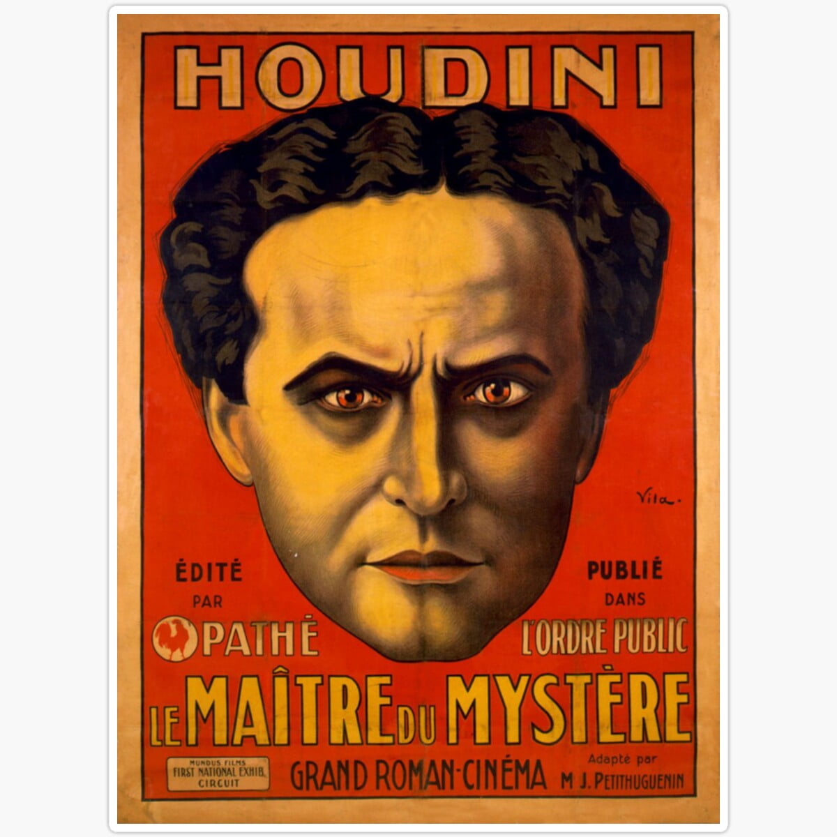 Kira Houdini - Vintage Art Sticker Decorative Laptop, Phone Stickers ...