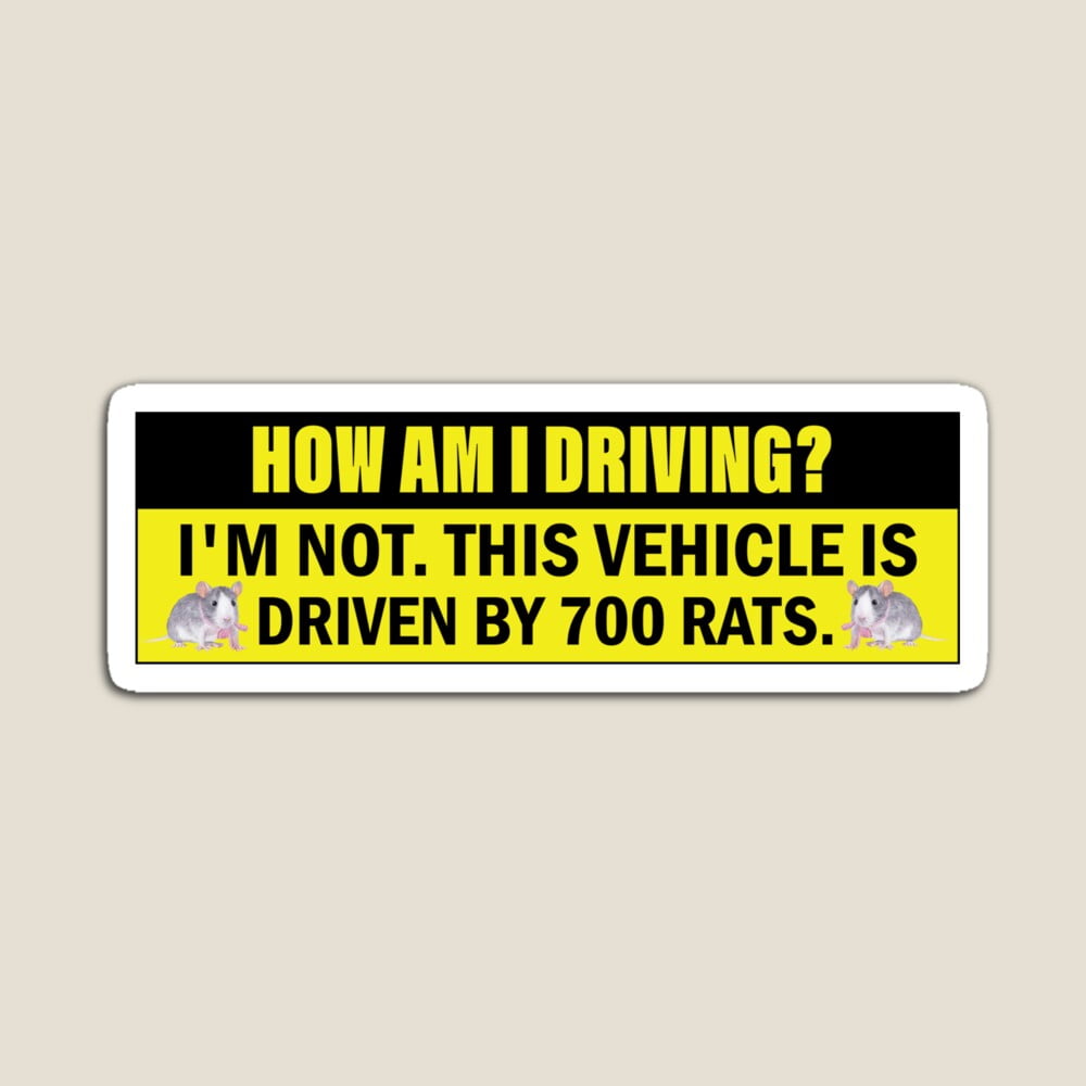 Kira - How Am I Driving? I'M Not This Vehicle Is Driven By 700 Rats ...