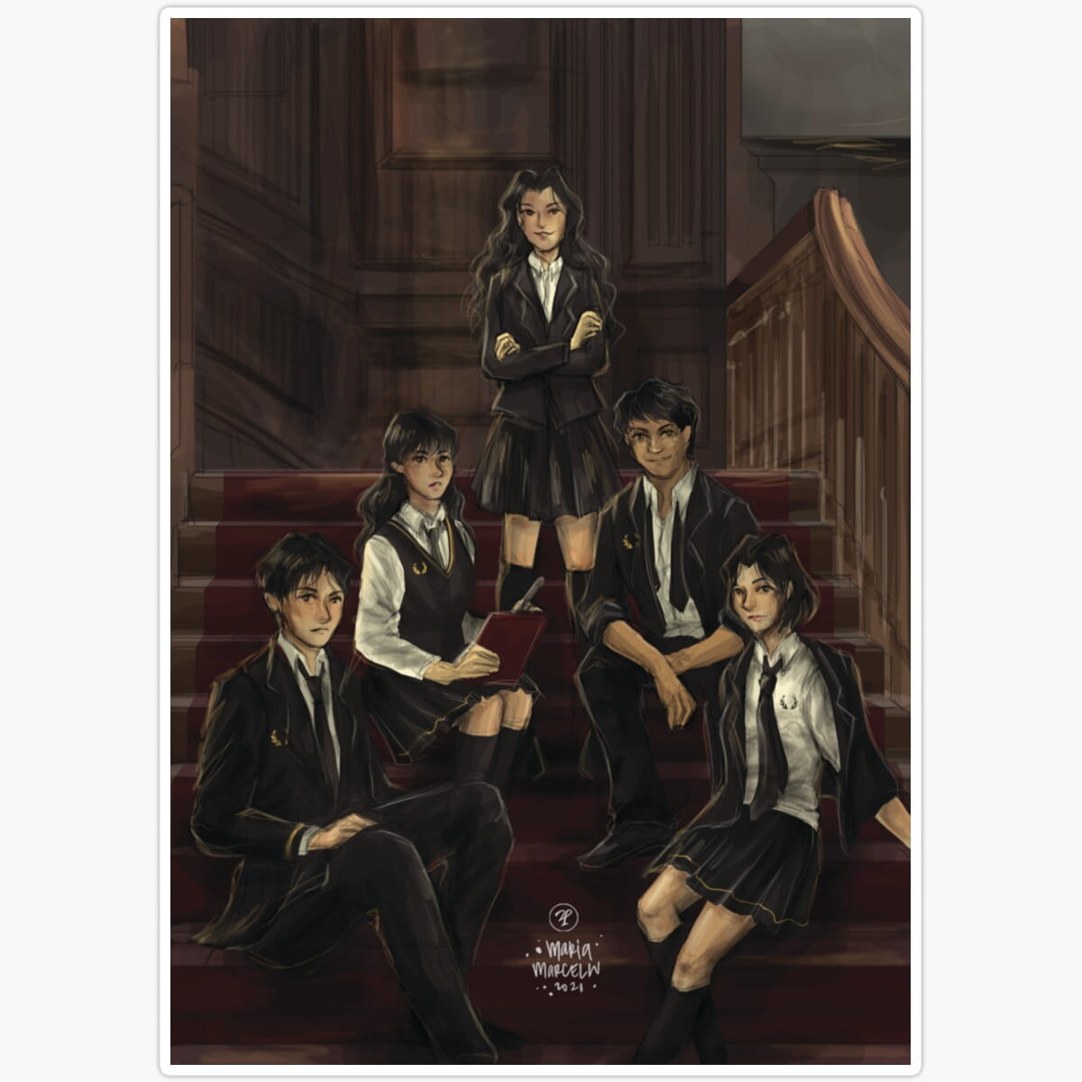 Kira How We Fall Apart Sticker Decorative Laptop, Phone Stickers ...