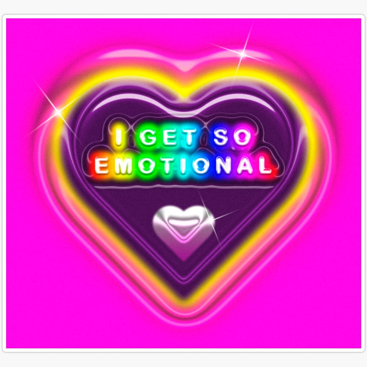Kira I Get So Emotional Sticker Decorative Laptop, Phone Stickers ...