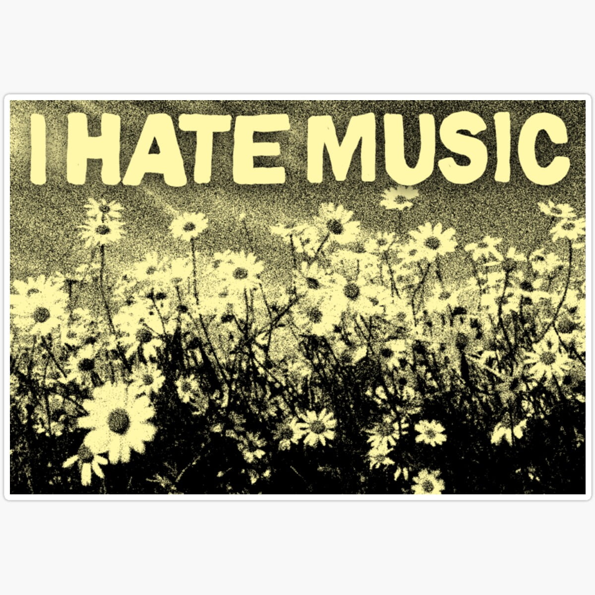 Kira I Hate Music Sticker Decorative Laptop, Phone Stickers, Waterproof ...