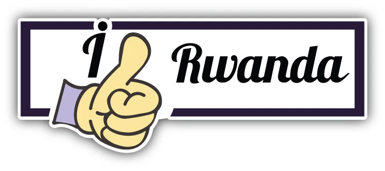 Kira I Like Rwanda Travel Slogan Car Bumper Sticker Decal Waterproof ...