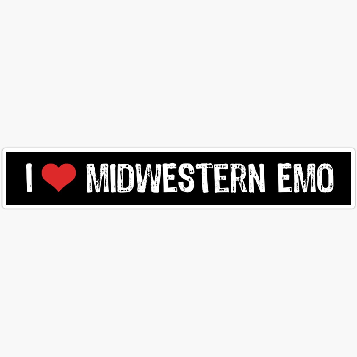 Kira I Love Midwestern Emo Sticker Decorative Laptop, Phone Stickers ...