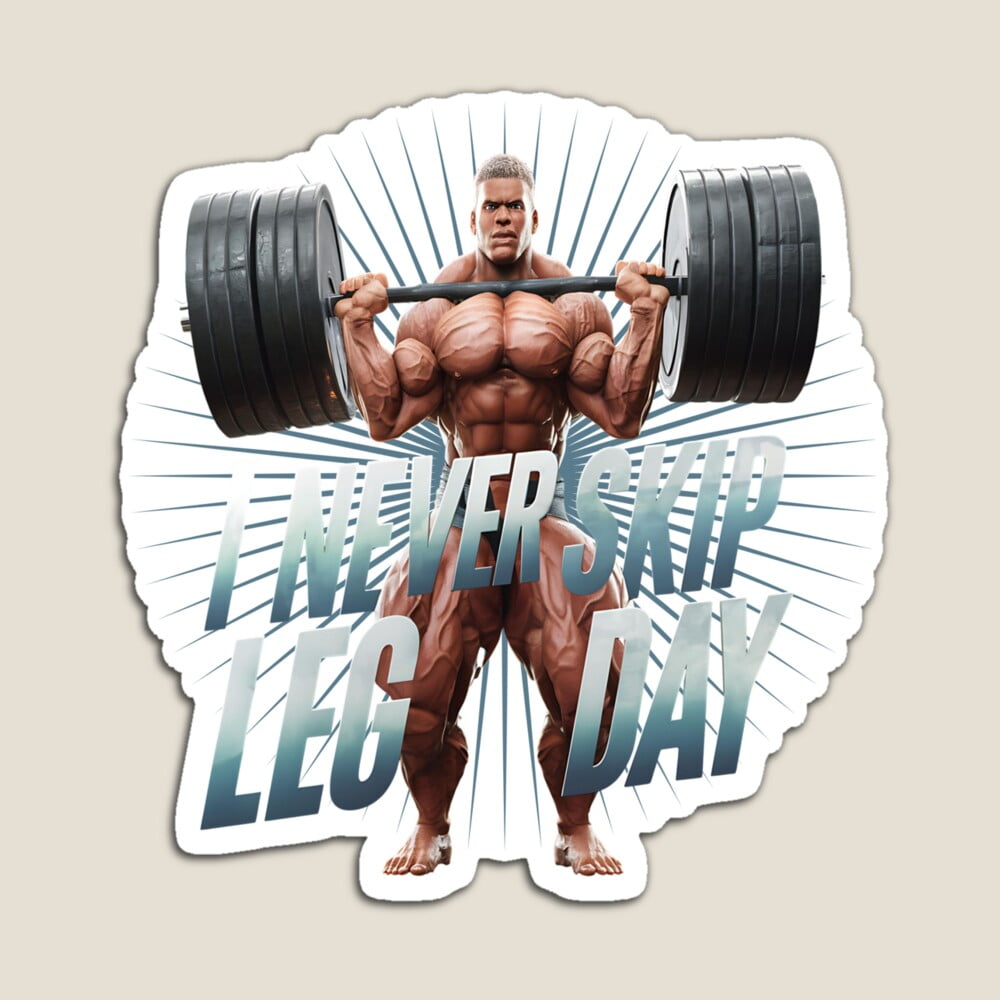 Kira - I Never Skip Leg Day Sticker - 4801 Hot Trending Vinyl Stickers ...