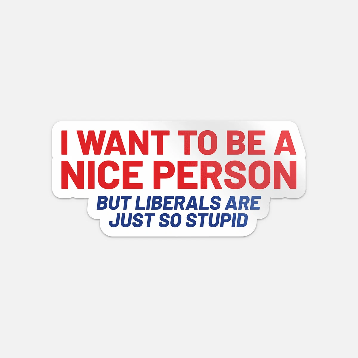 Kira I Want To Be A Nice Person Car Bumper Vinyl Sticker Decal ...