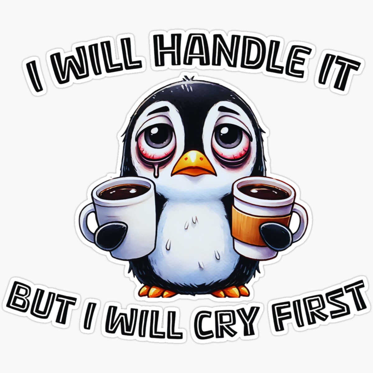 Kira I Will Handle It But I Will Cry First - Funny Relatable Anxiety ...