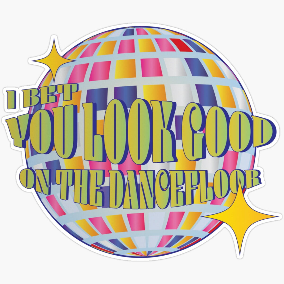 Kira I bet you look good on the dance floor arctic monkeys Sticker ...