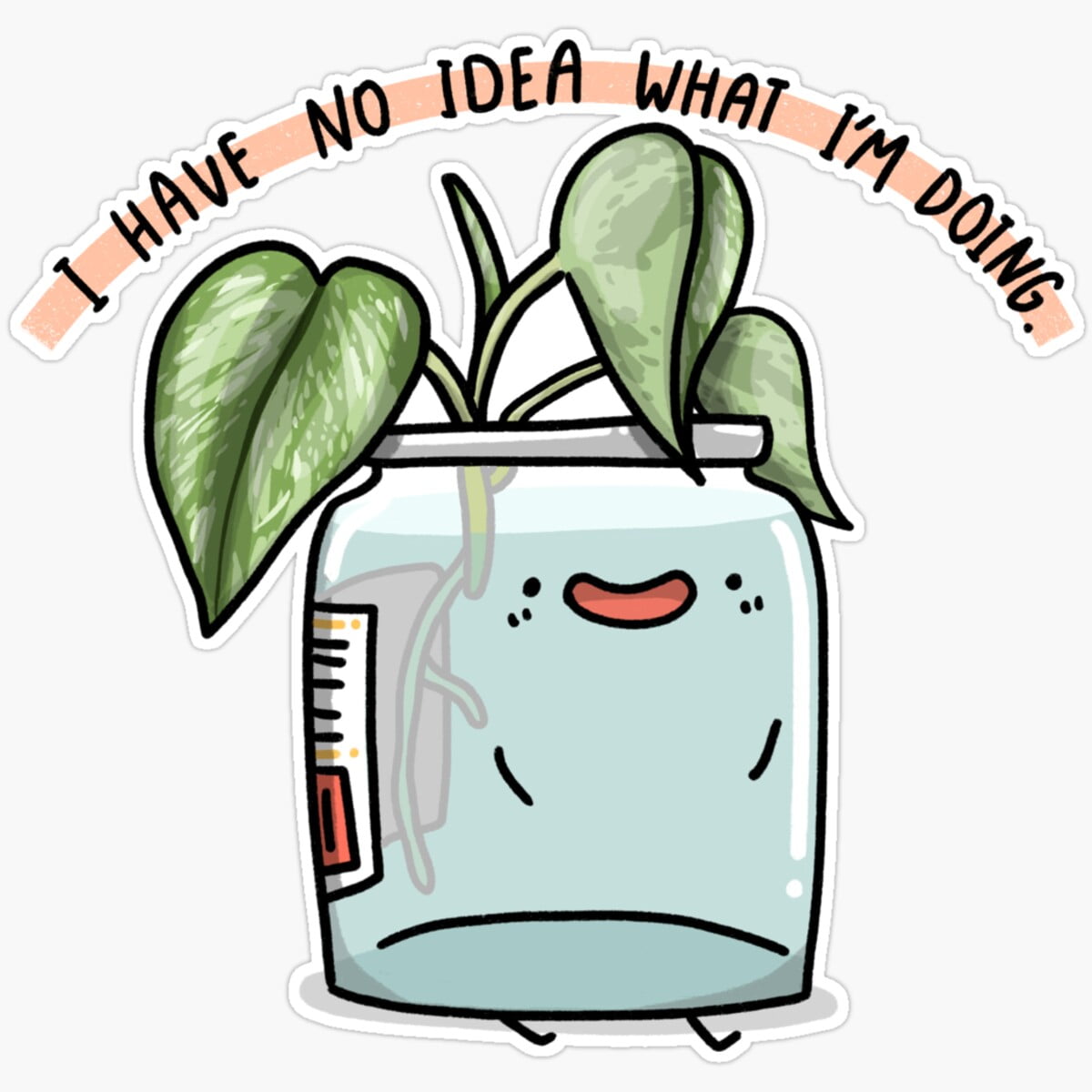 Kira I have no idea what I'm doing Sticker Decorative Laptop, Phone ...