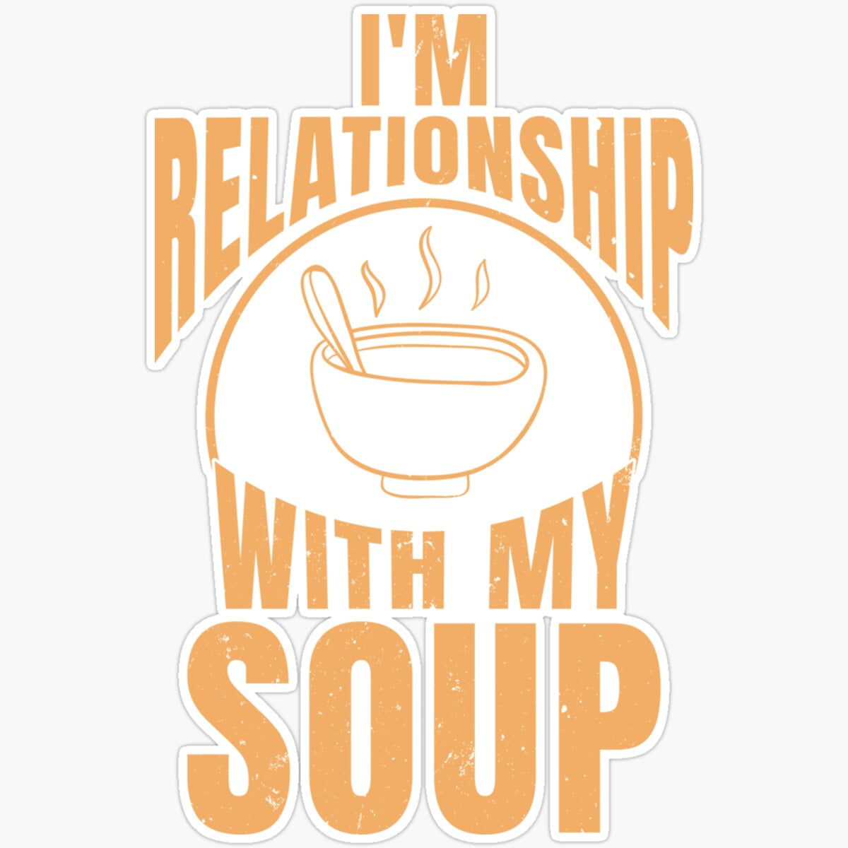 Kira I'm relationship with my soup Sticker Decorative Laptop, Phone ...