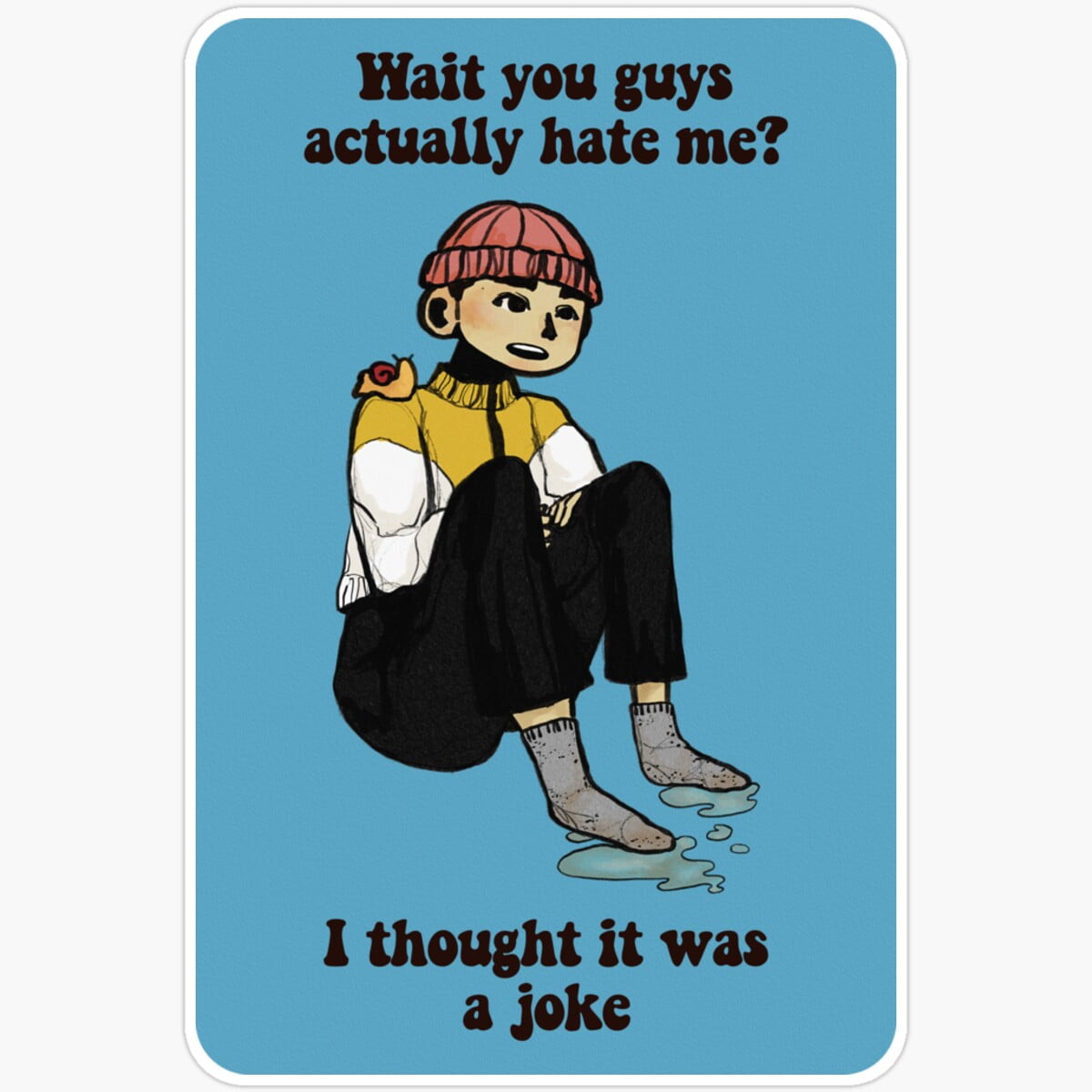 Kira I thought it was a joke Sticker Decorative Laptop, Phone Stickers ...