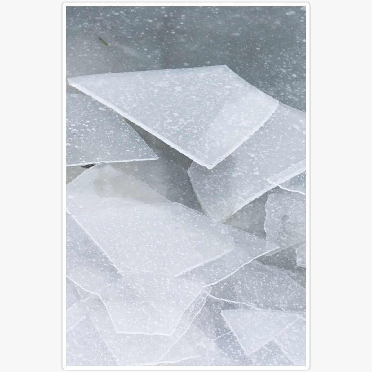 Kira Ice sheets Sticker Decorative Laptop, Phone Stickers, Waterproof ...