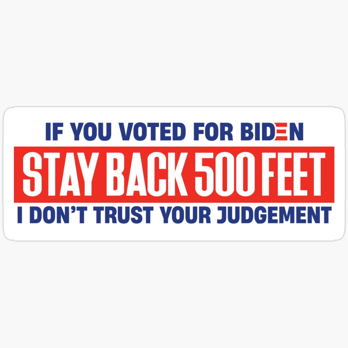 Kira If You Stay Back 500 Feet Funny Bumper Sticker Waterproof Sticker ...