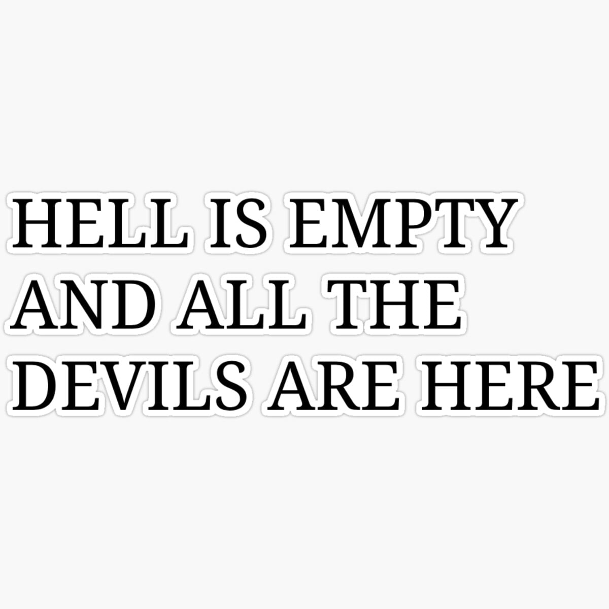 Kira Ignite Me Quote Sticker Decorative Laptop, Phone Stickers ...