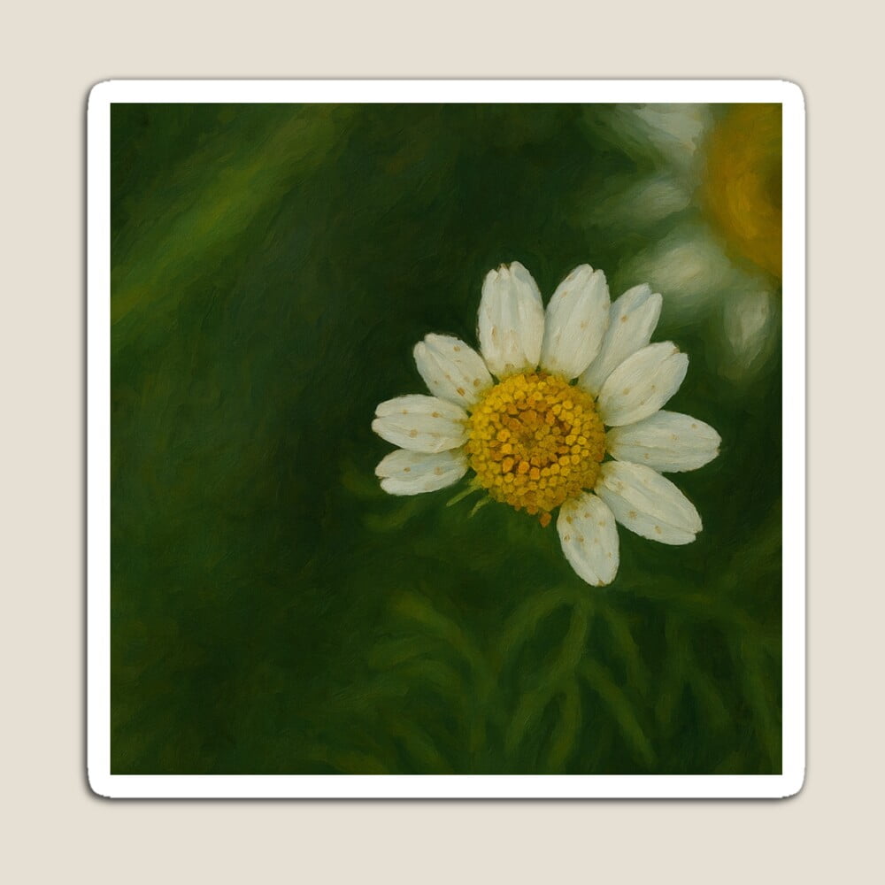 Kira - Impressionist Style Daisy - Original Photo By The Artist Sticker ...