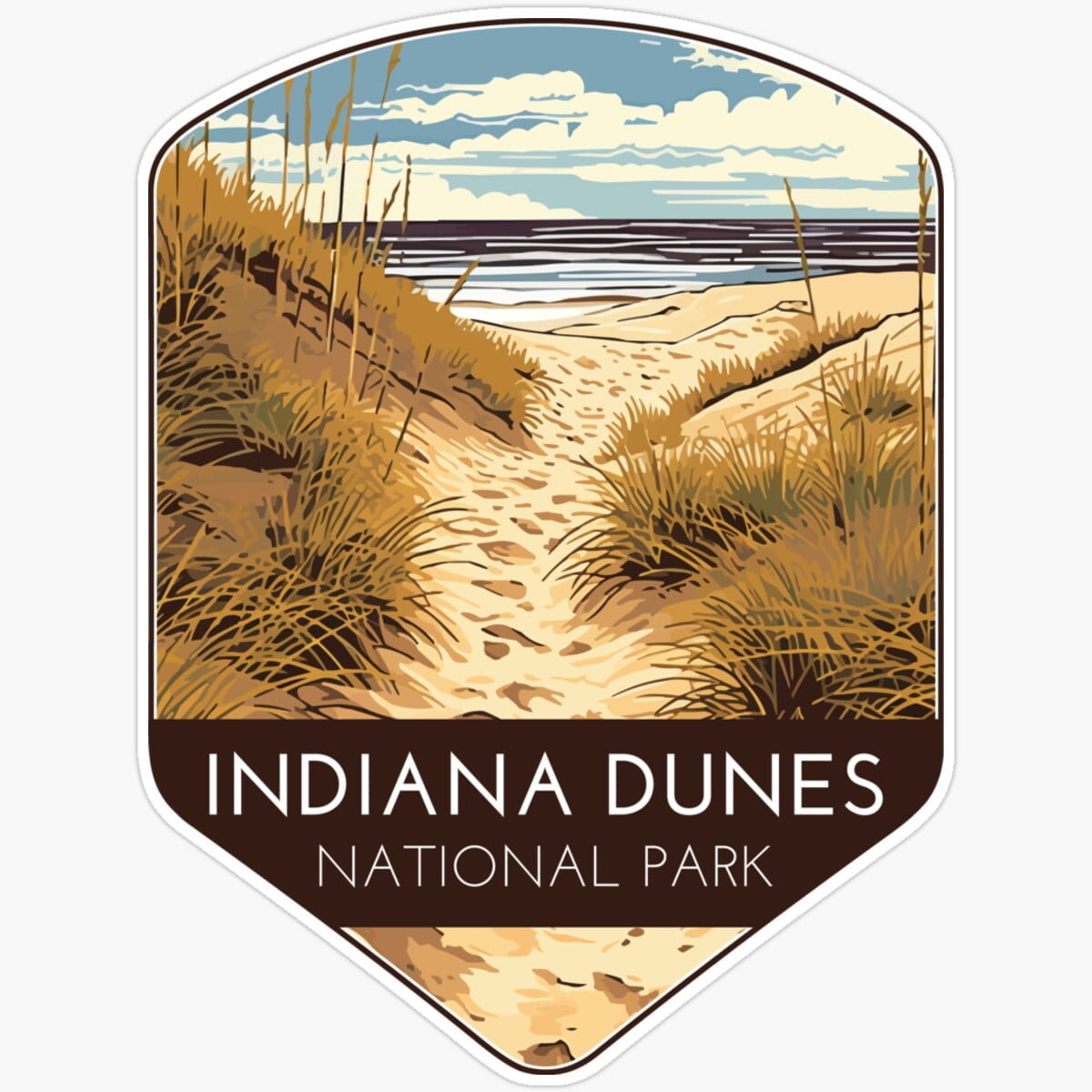 Kira Indiana Dunes Indiana National Park Travel Souvenir Sticker ...