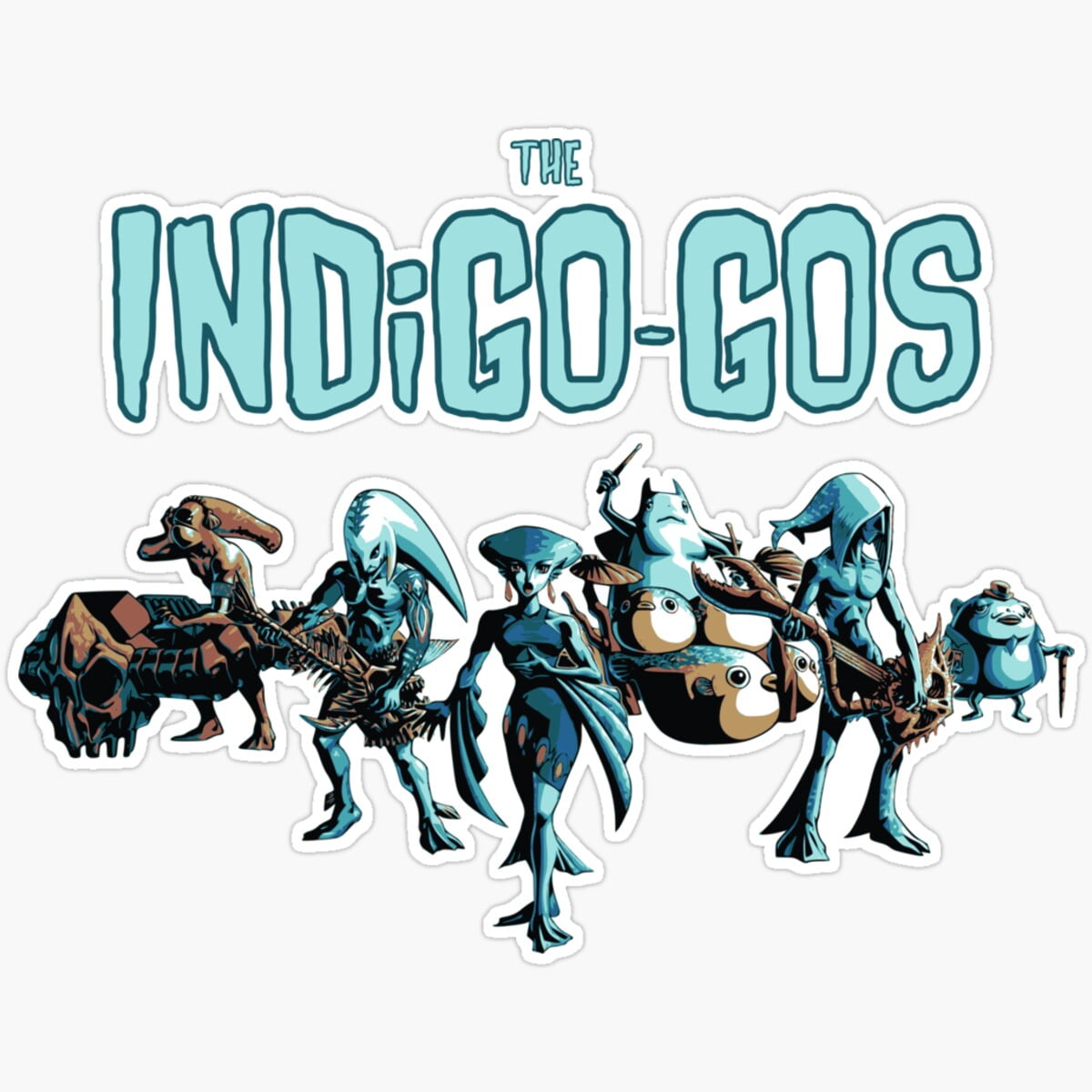 Kira Indigo-gos Sticker Decorative Laptop, Phone Stickers, Waterproof ...