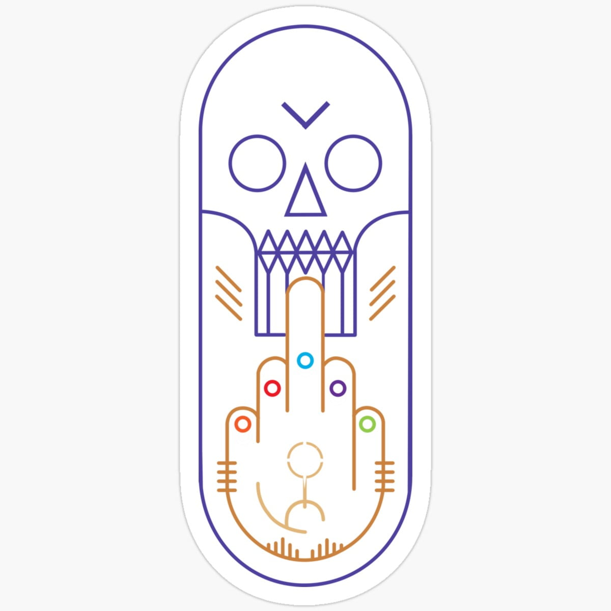 Kira Infinity Minimalism Sticker Waterproof Sticker for Water Bottles ...