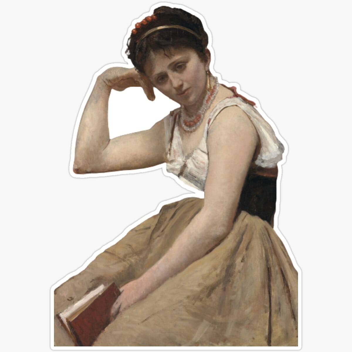 Kira Interrupted Reading Sticker Decorative Laptop, Phone Stickers ...