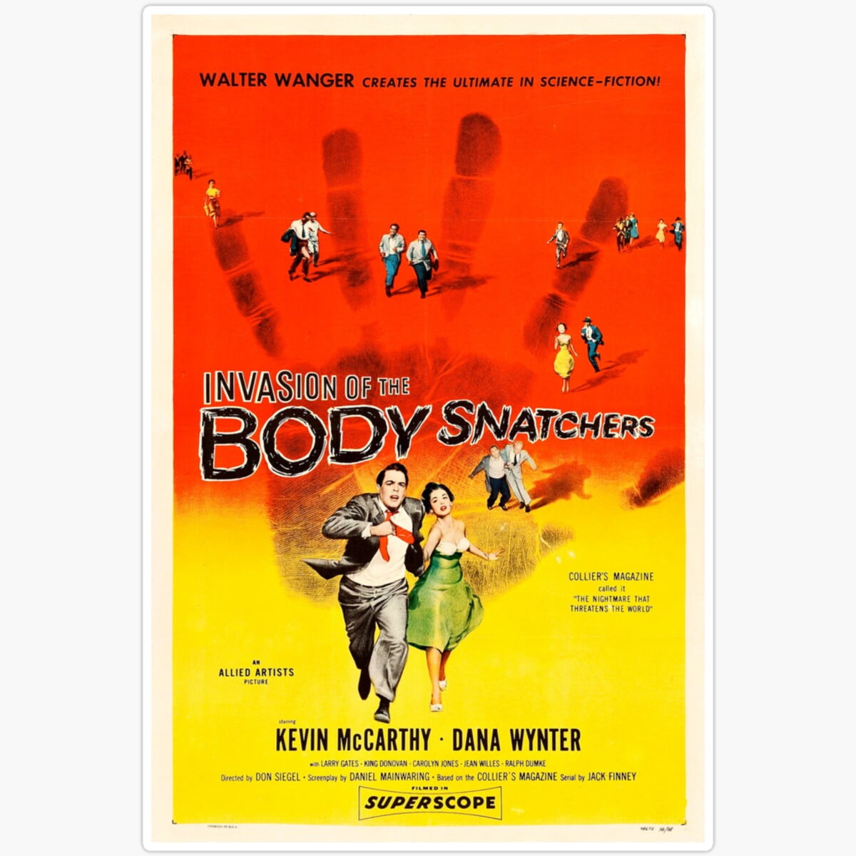 Kira Invasion of the Body Snatchers - Vintage Art Sticker Decorative ...