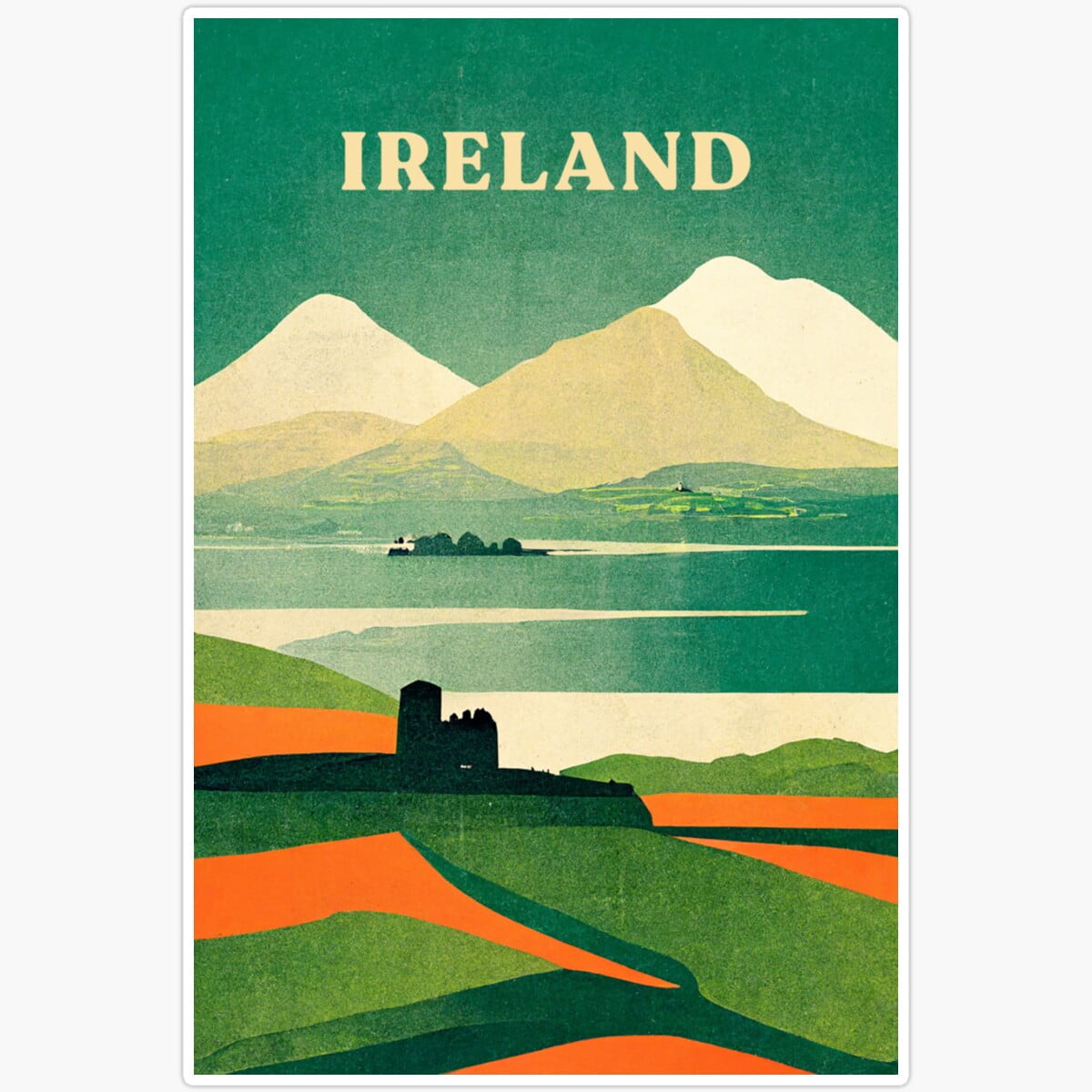 Kira Ireland Sticker Decorative Laptop, Phone Stickers, Waterproof ...