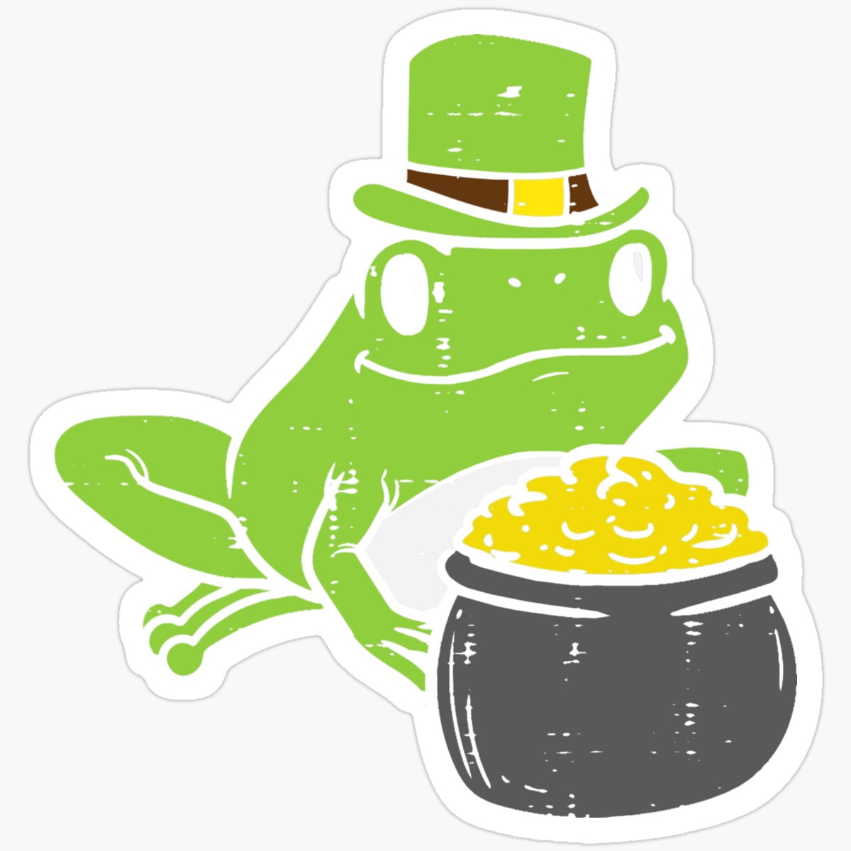 Kira Irish Green Frog Pot Of Gold Saint Paddys St Patricks Day Frog ...