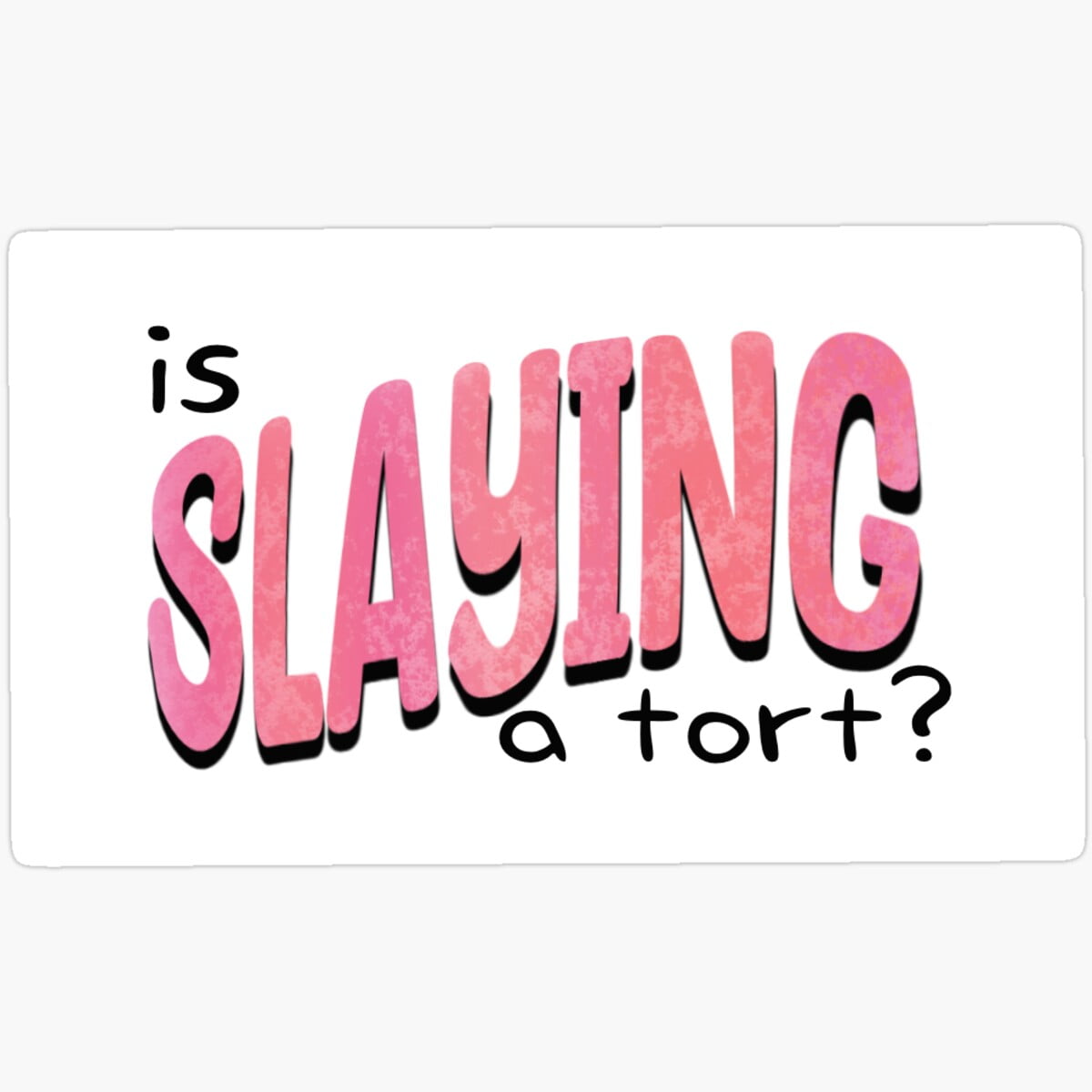 Kira Is slaying a tort? Sticker Decorative Laptop, Phone Stickers ...