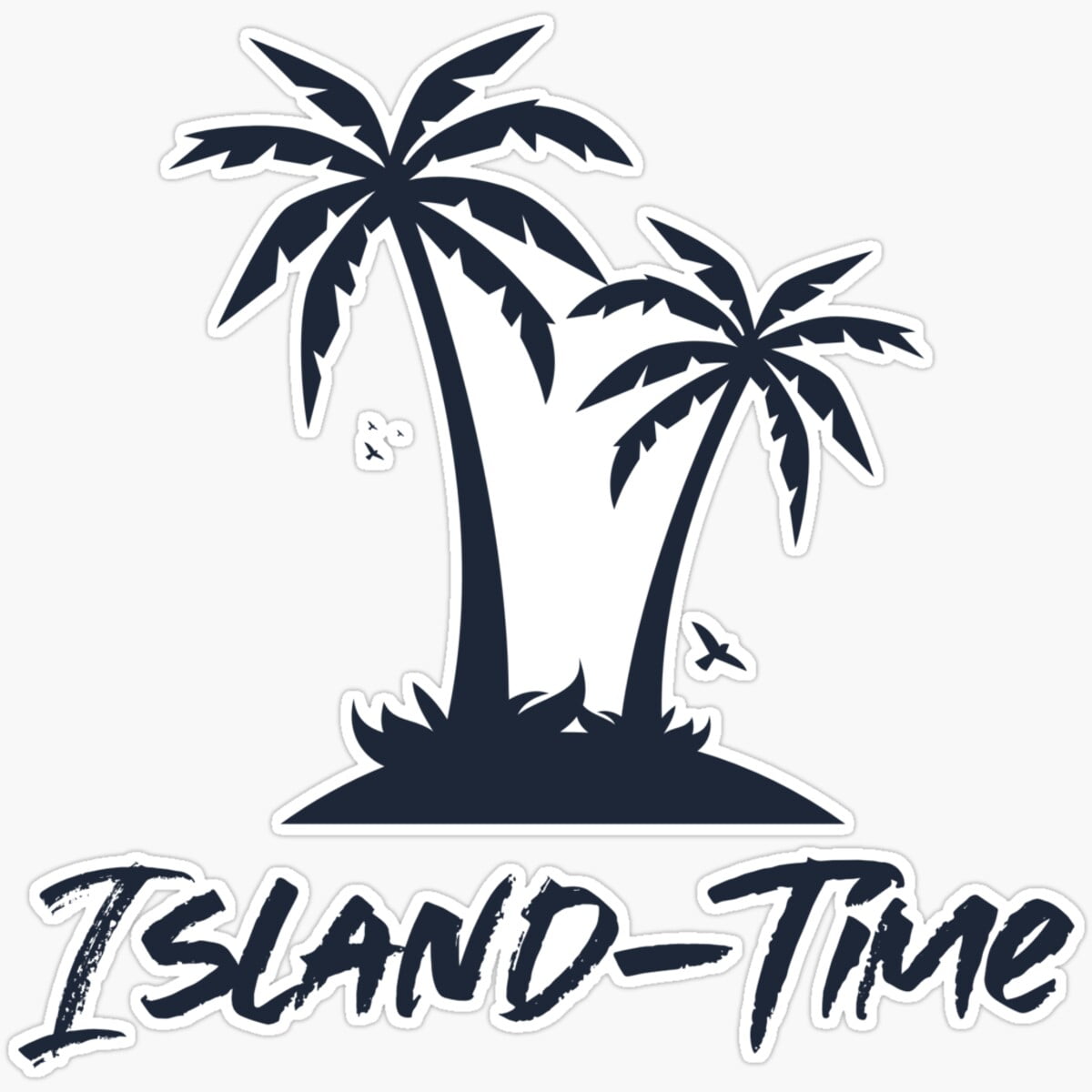 Kira Island-Time Logo Sticker Decorative Laptop, Phone Stickers ...