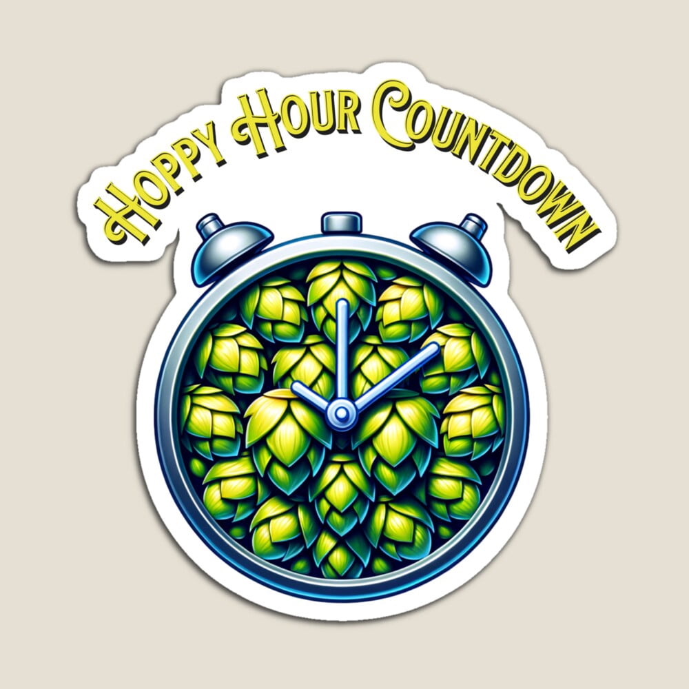 Kira - It'S Beer O'Clock - Hoppy Hour Countdown Sticker - 4279 Hot ...