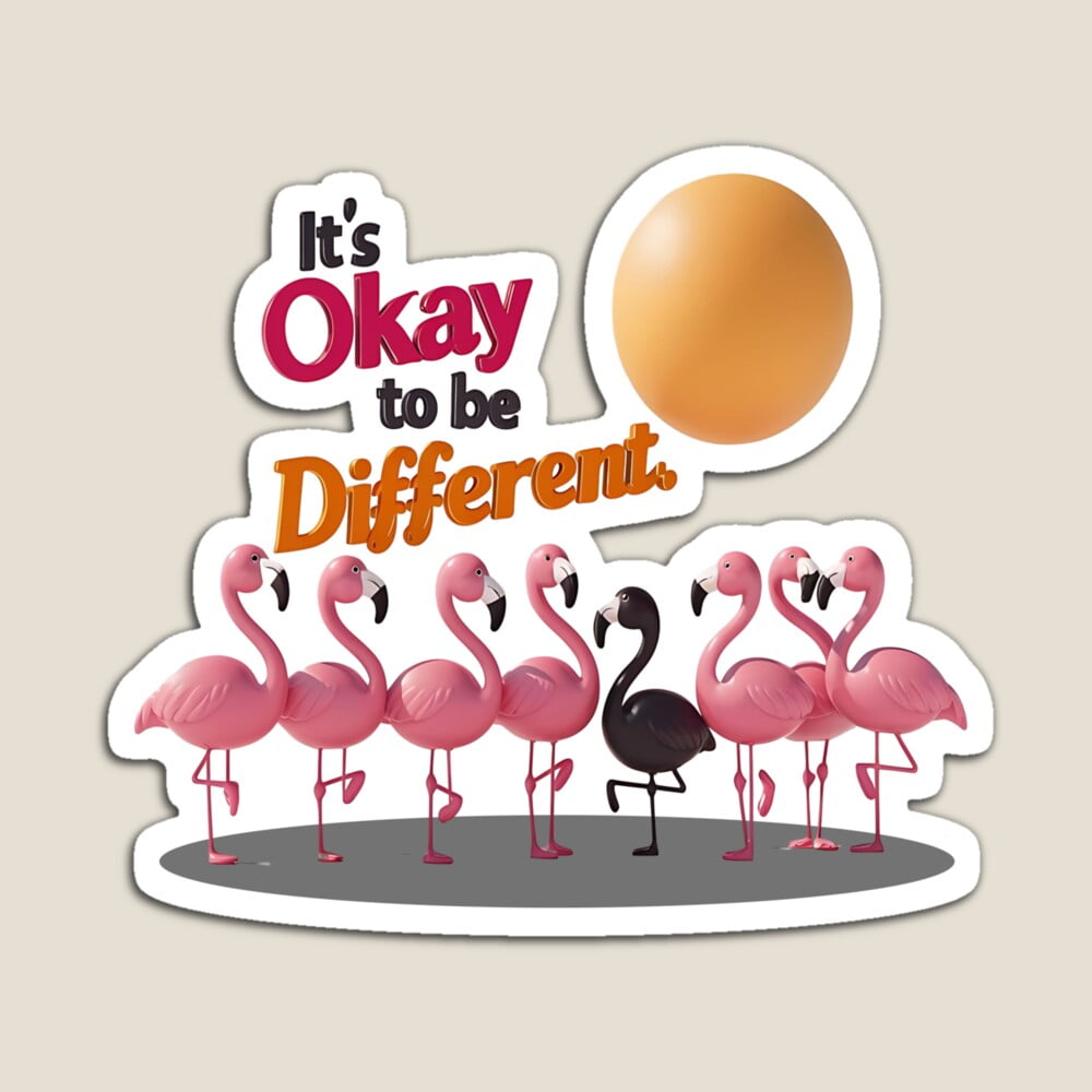 Kira - Its Ok To Be Different Sticker - 4971 Hot Trending Vinyl ...