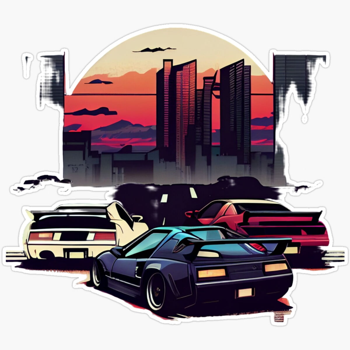 Kira JDM Car Culture Sticker Decorative Laptop, Phone Stickers ...