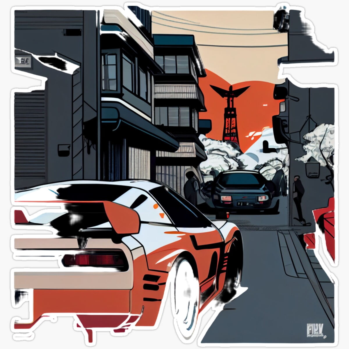 Kira JDM Car Culture Sticker Decorative Laptop, Phone Stickers ...