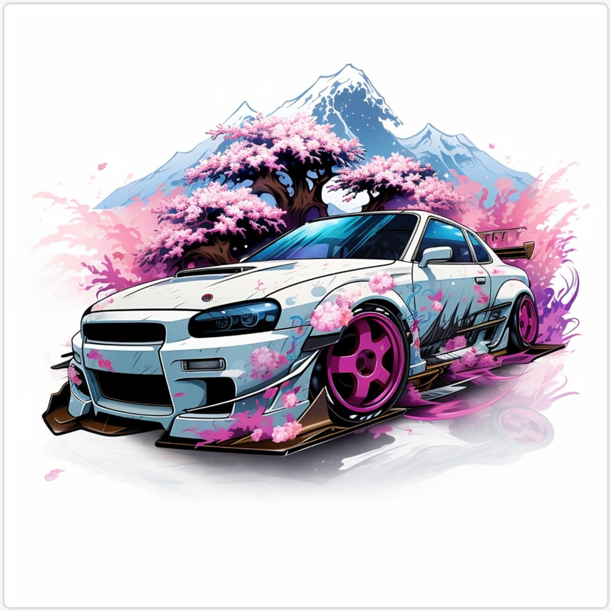 Kira JDM Drift Car Sticker Decorative Laptop, Phone Stickers ...