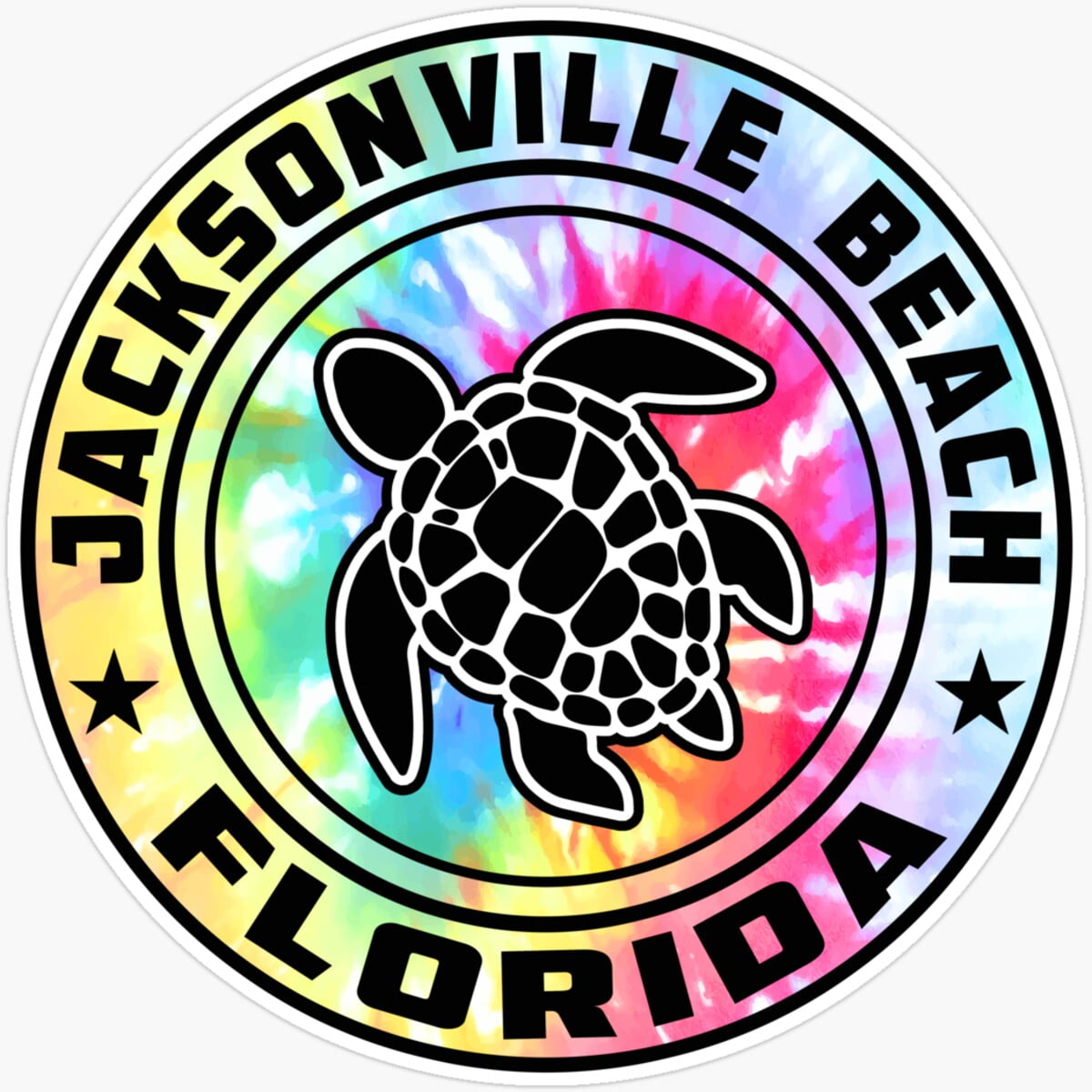 Kira Jacksonville Beach Florida Sea Turtle FL Sticker Decorative Laptop ...