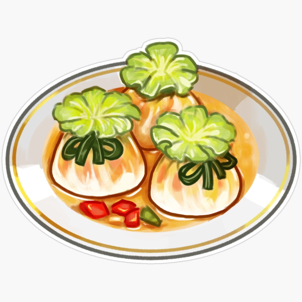 Kira Jade parcels: genshin impact Sticker Decorative Laptop, Phone ...