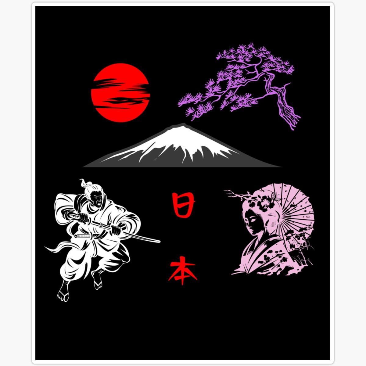 Kira Japan Design - Mt.Fuji Design - Geisha Design - Samurai Design ...