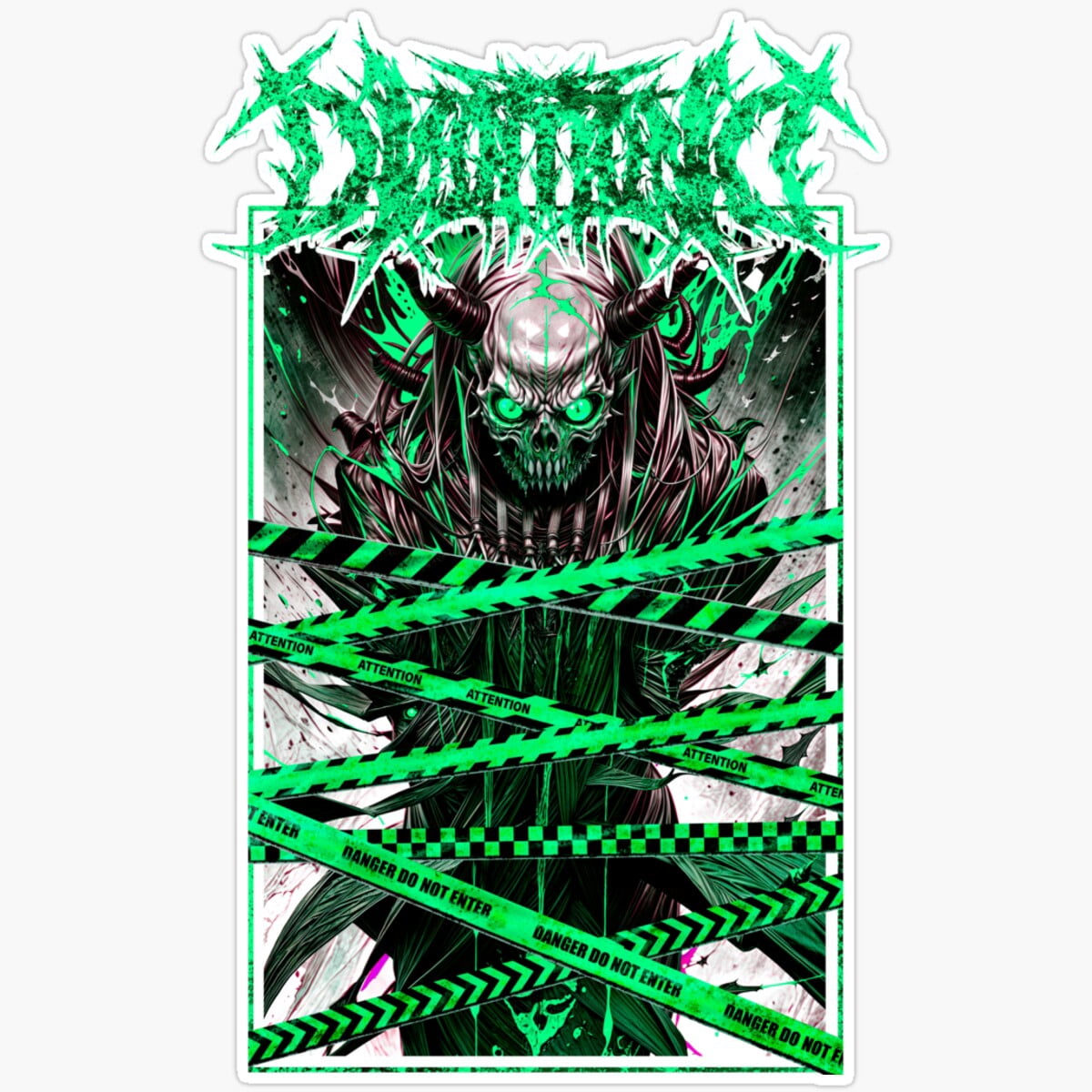 Kira Japanese Demon | Anime Demon | anime shinigami Sticker Decorative ...