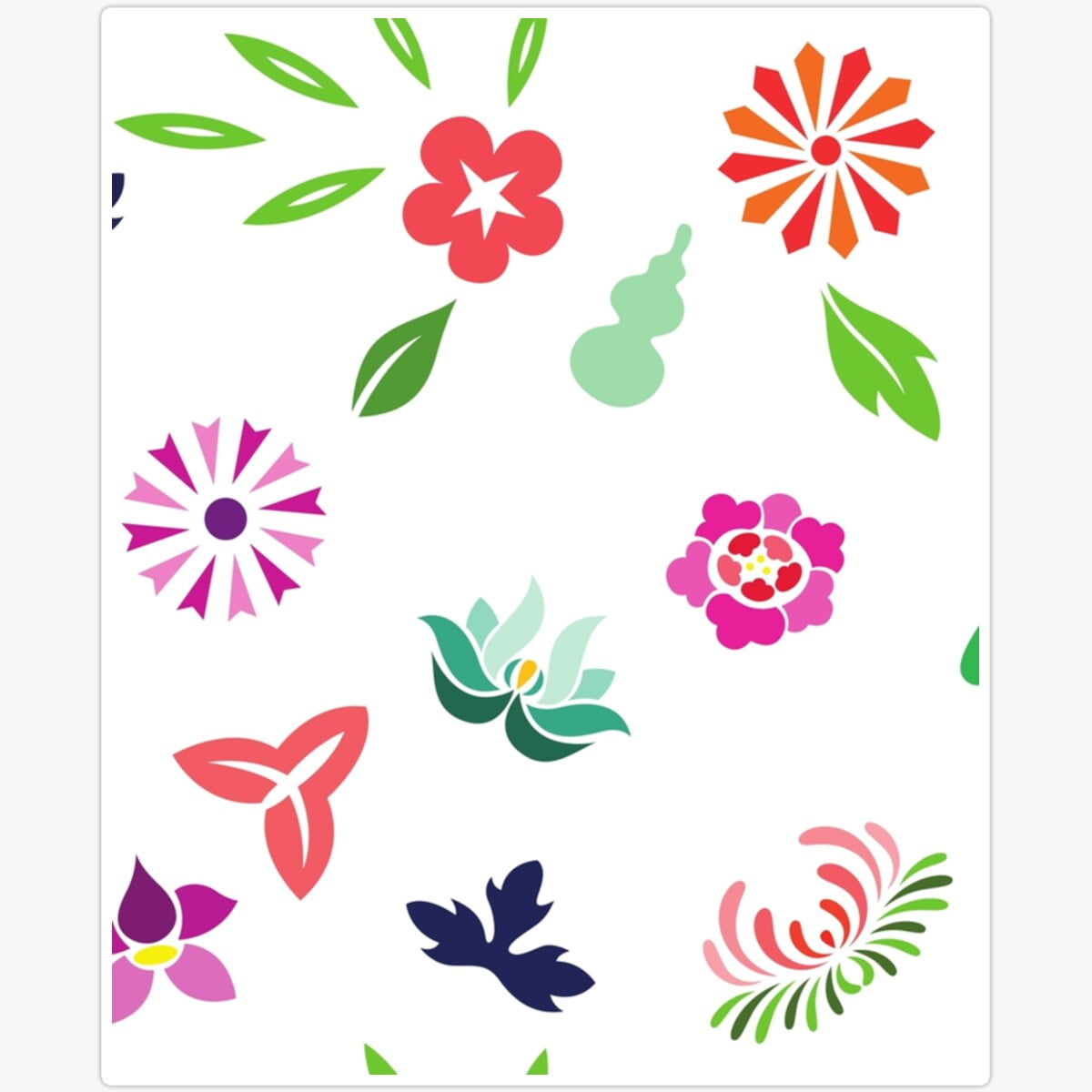 Kira Japanese Pattern Wagara Apron Sticker Decorative Laptop, Phone ...