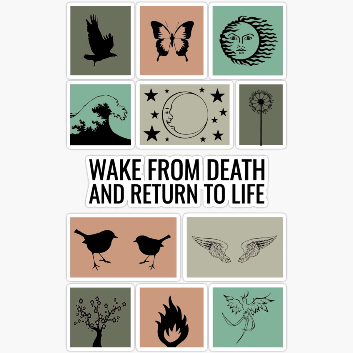 Kira Japanese Wake From Death And Return To Life Idiom Proverb, To Take ...