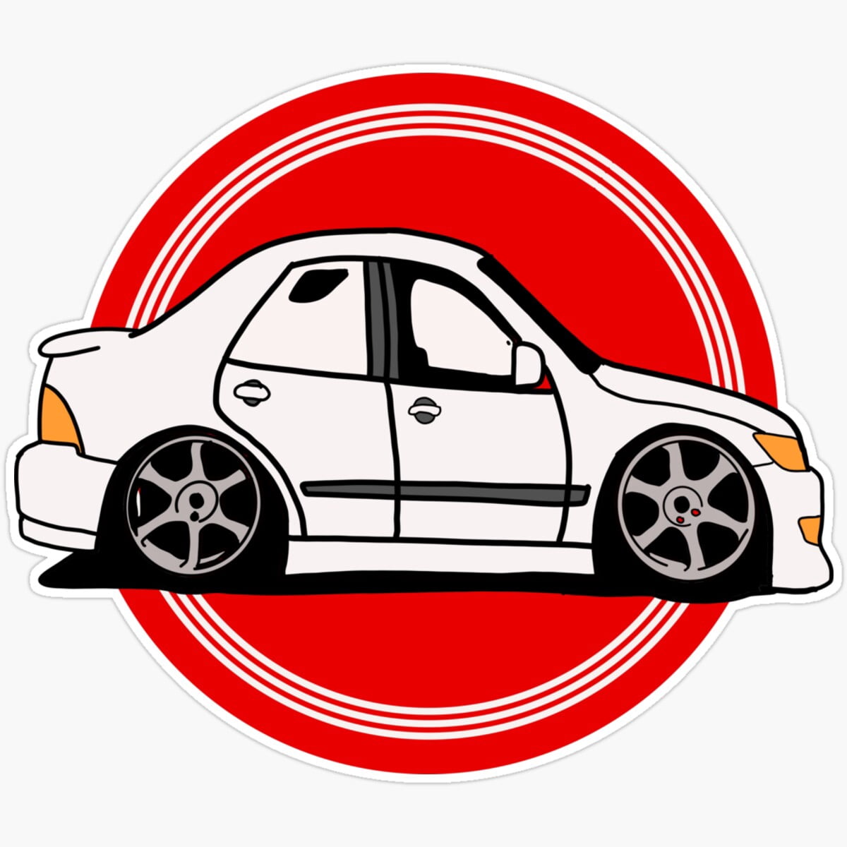 Kira Japanese car culture Sticker Decorative Laptop, Phone Stickers ...