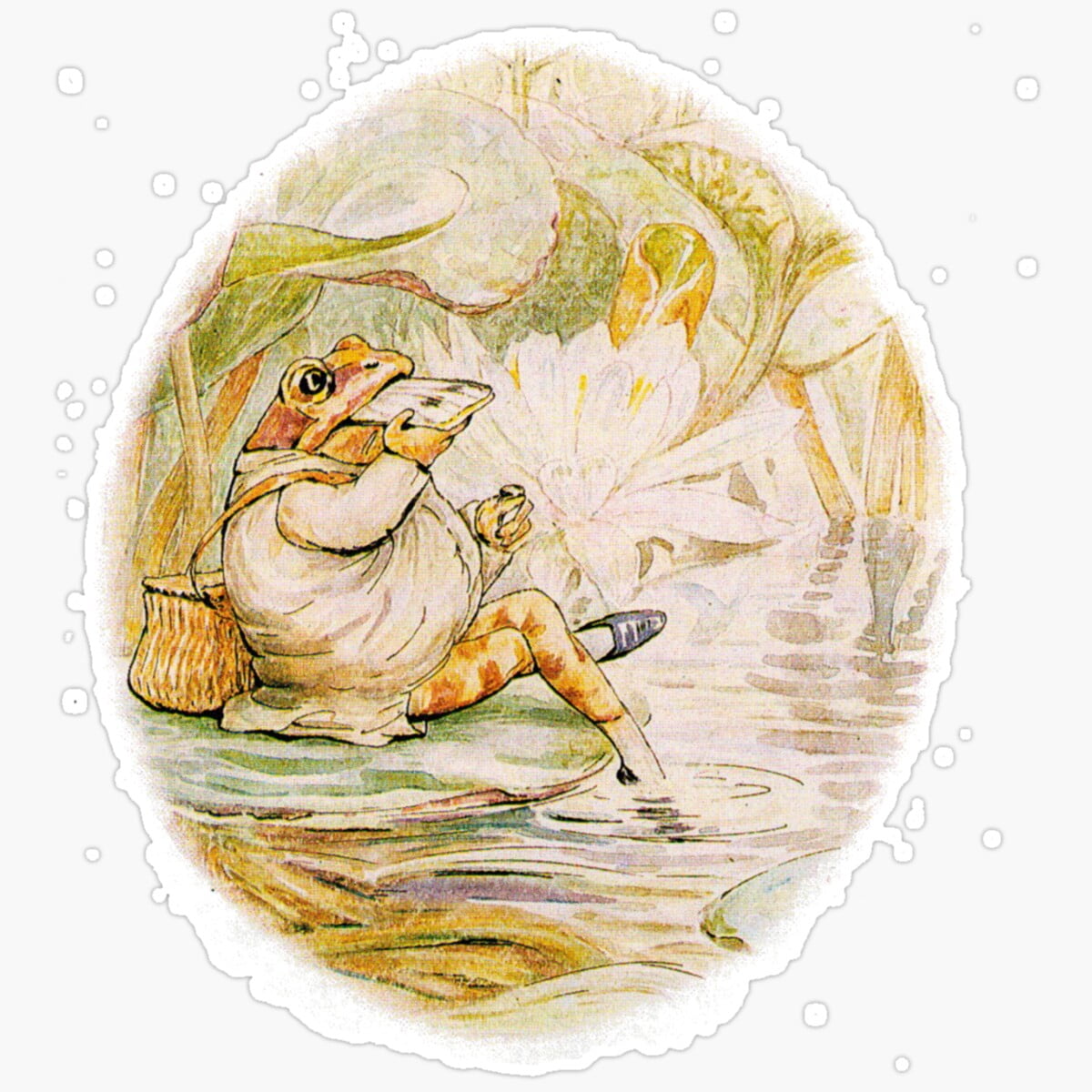 Kira Jeremy Fisher - Beatrix Potter Sticker Decorative Laptop, Phone ...