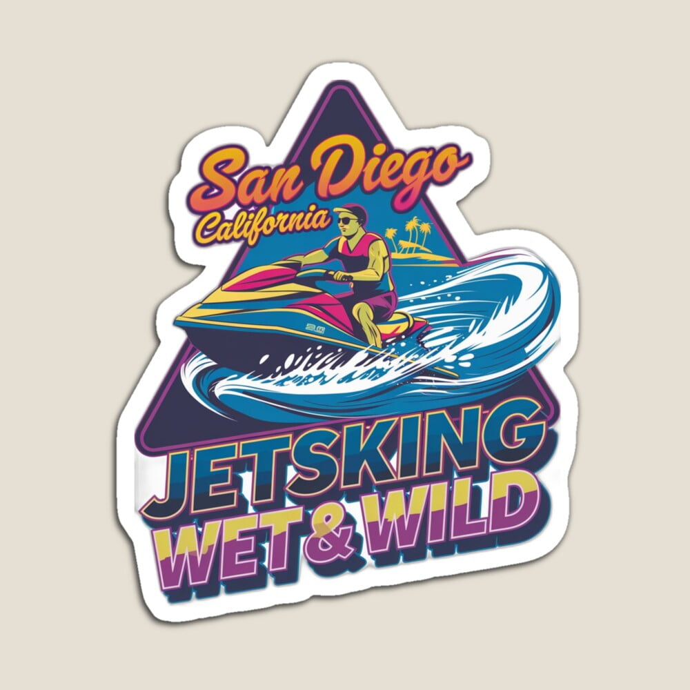 Kira - Jetskiing - Jetski - Wet And Wild Sticker - 7806 Hot Trending ...