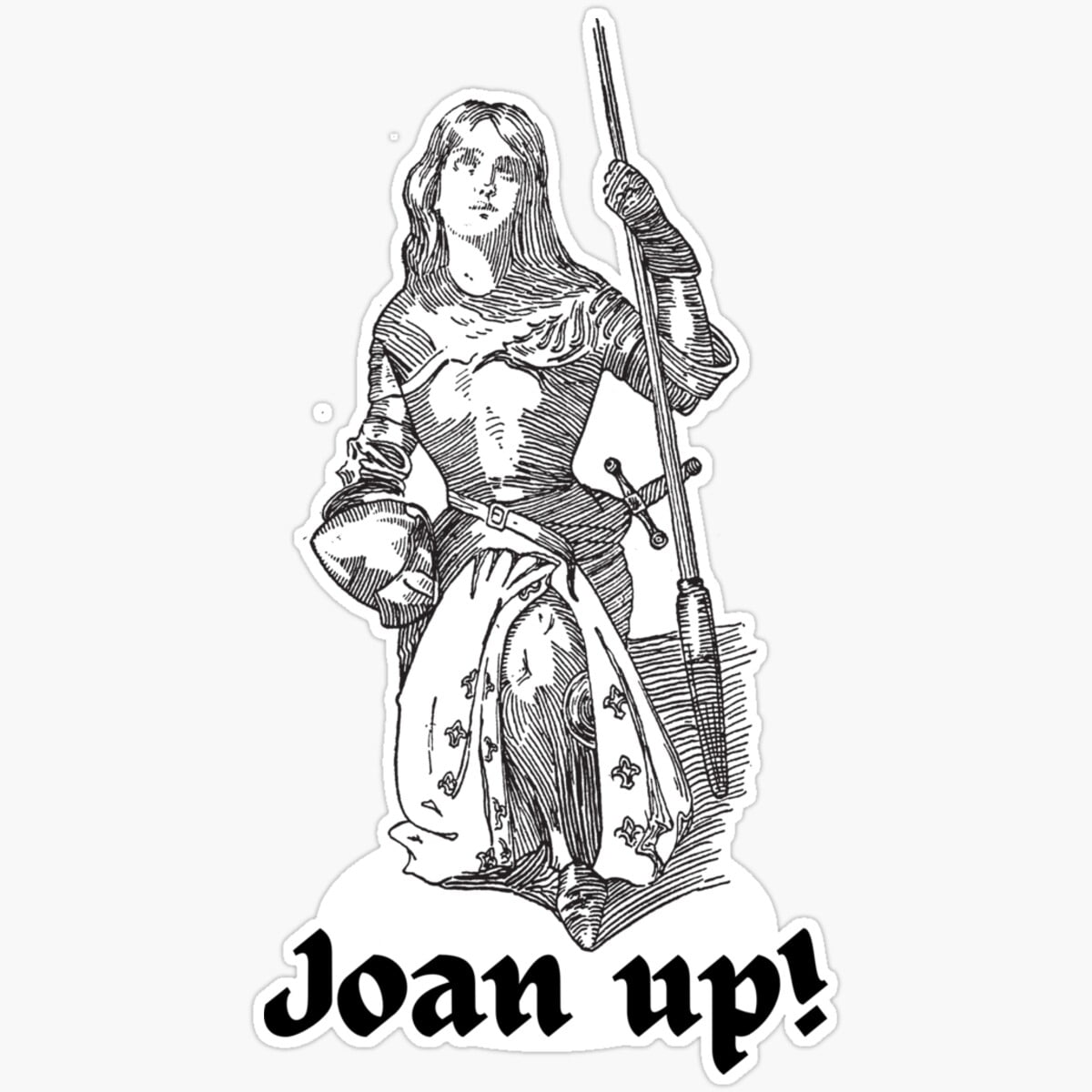 Kira Joan of Arc Joan Up! Inspirational Motivational Vintage Art ...