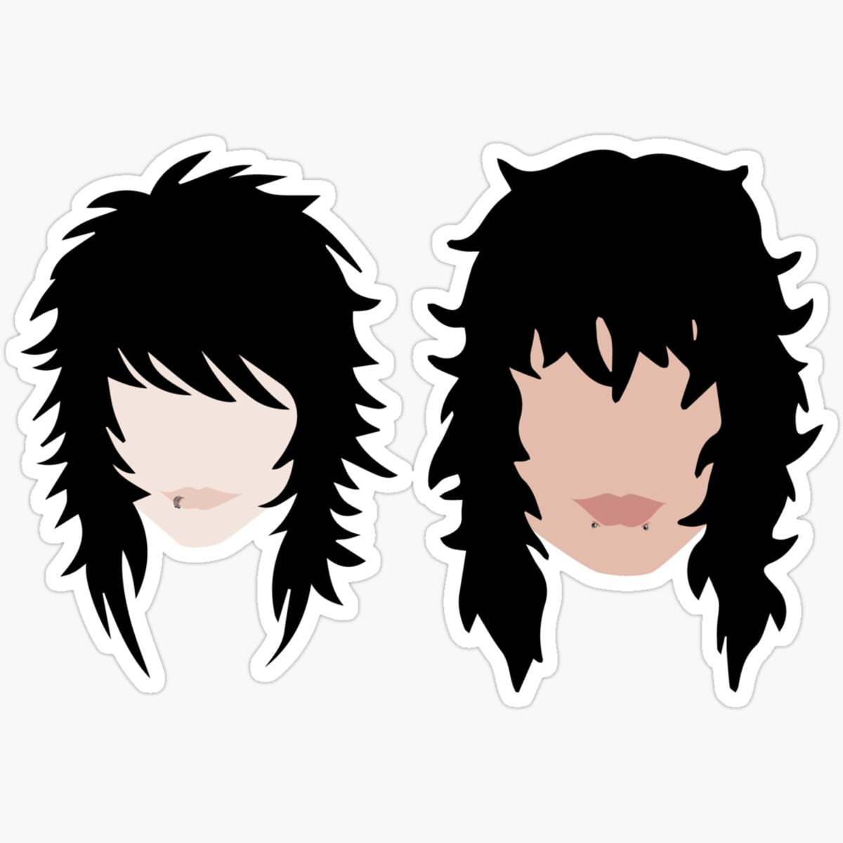 Kira Johnnie Guilbert and Jake Webber Sticker Decorative Laptop, Phone ...