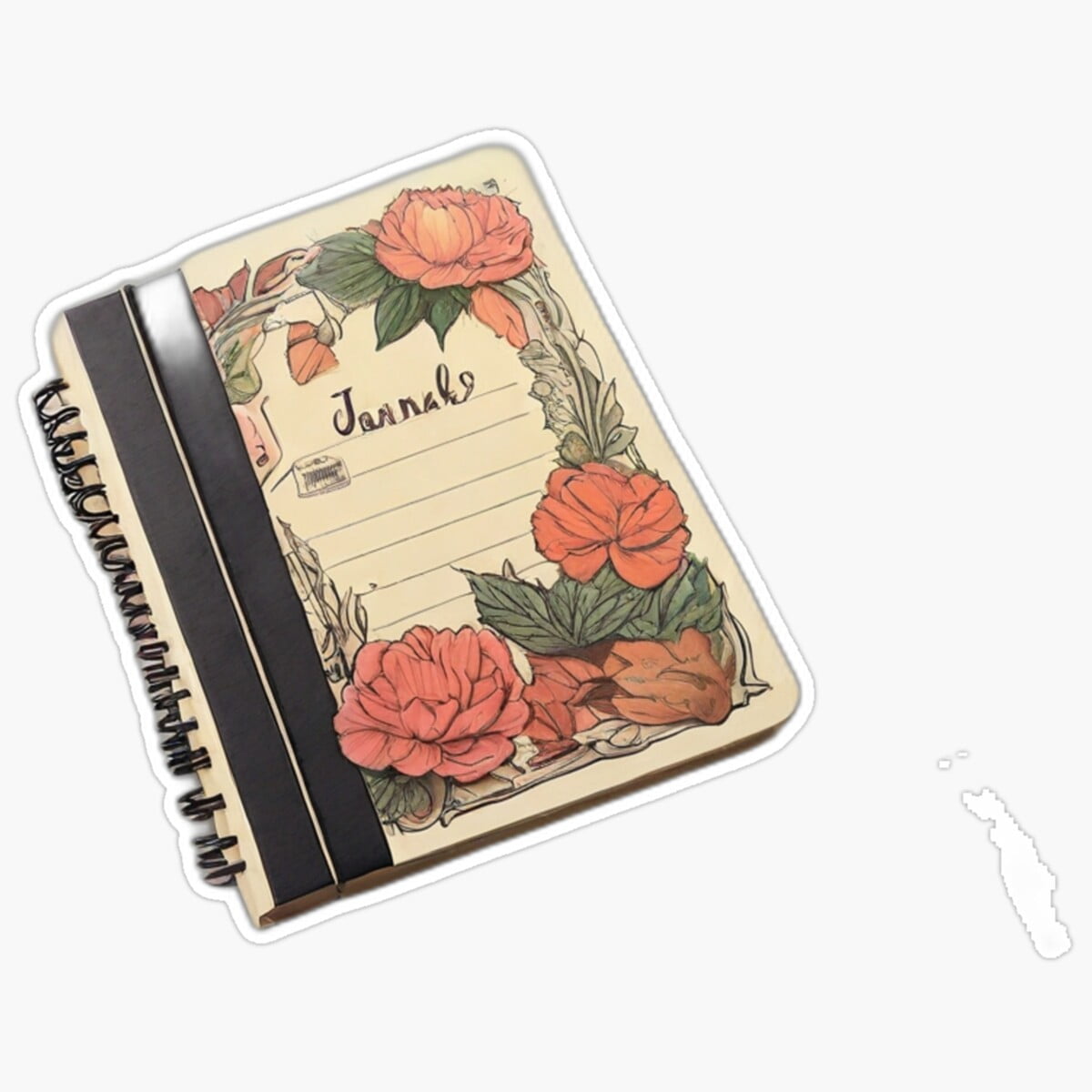 Kira Journaling Sticker Decorative Laptop, Phone Stickers, Waterproof ...